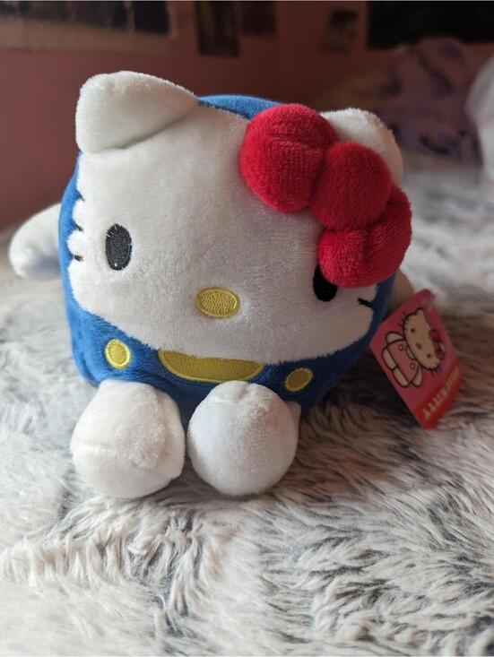 Sanrio | Toys | Sanrio Blue Square Super Soft Hello Kitty Plush | Poshmark